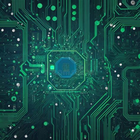A Computer Circuit Board With A Cpu Chip On It Computer Graphics A Computer Circuit Board With A Cpu Chip On It Computer Graphics