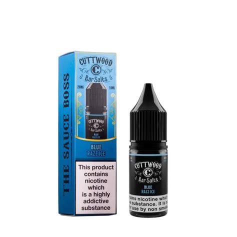 Blue Razz Ice Nic Salts Bar Salts By Cuttwood