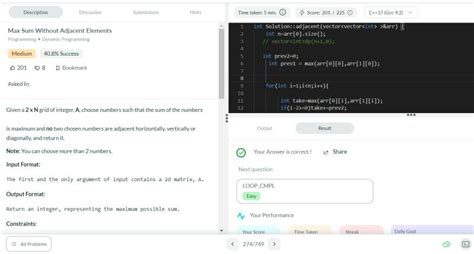 Solved Day 212 Of 365daysofcode Challenge With Scaler Dewansh Yadav