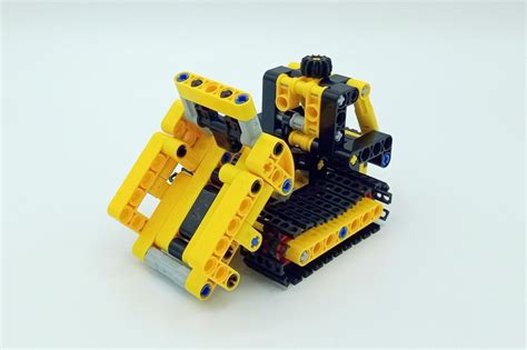 Lego Moc 42163 Tracked Dumper By Nequmodiva Rebrickable Build With Lego