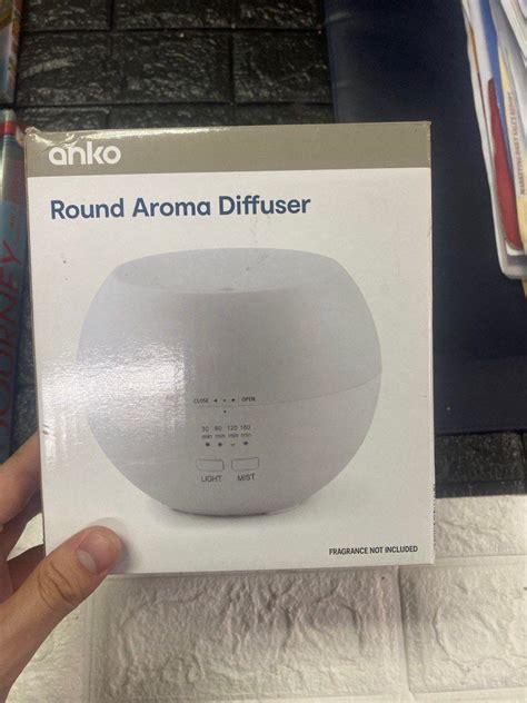 Round Aroma Diffuser Anko Tv And Home Appliances Air Purifiers And Dehumidifiers On Carousell