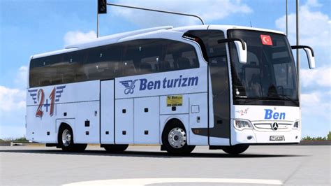 MB TRAVEGO SE 15 SHD BEN TURİZM SKİN ETS2 mods