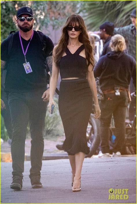 Nicholas Galitzine Wraps His Arm Around Anne Hathaway While Filming