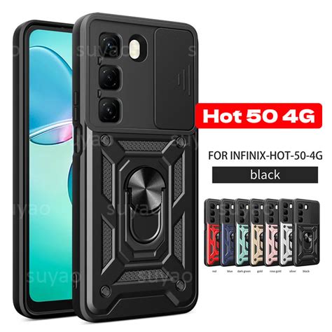 For Infinix Hot 50 Pro Plus 4G 5G 2024 Phone Case Ring Stand Camera