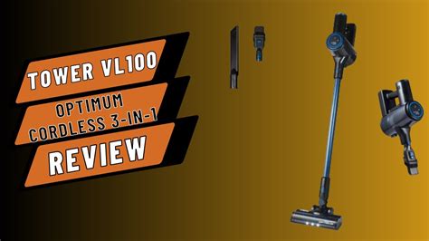 Tower VL100 Optimum Cordless 3-in-1: Versatility at Your Fingertips ...