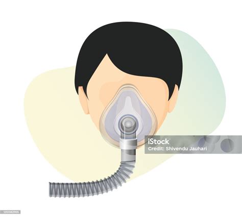 새로운 코로나바이러스 비침습적 환기 지원 아이콘 보호 마스크에 대한 스톡 벡터 아트 및 기타 이미지 보호 마스크 0명