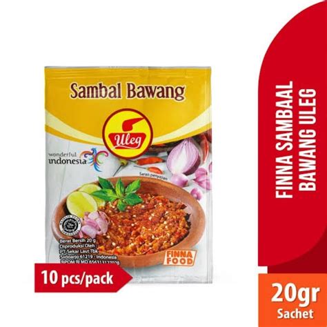 Jual FINNA Sambal ULEG Terasi Geprek Rendang Bawang Rawit Kemiri Teri