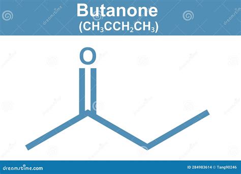 Butanone Molecule Methyl Ethyl Ketone Molecular Structure Isolated 3d