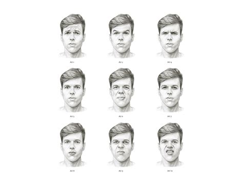 Facial Action Coding System Full Expressions Behance