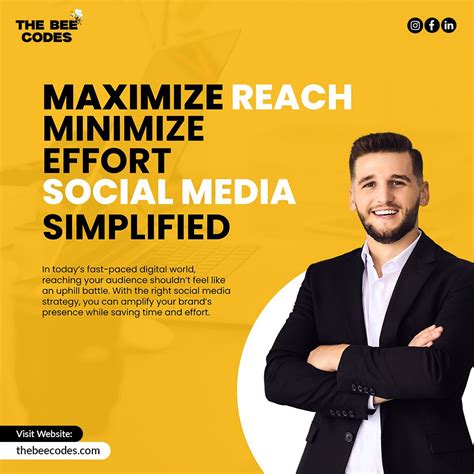 The Bee Codes On Linkedin Maximize Reach Minimize Effort Social Media