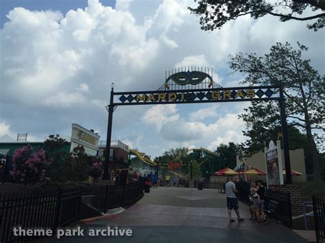 Mardi Gras At Six Flags America Theme Park Archive