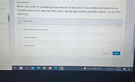 Question Of Which Role Works On Studyx