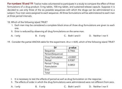 Solved For Numbers 18 And 19 Twelve Males Volunteered To Chegg Com