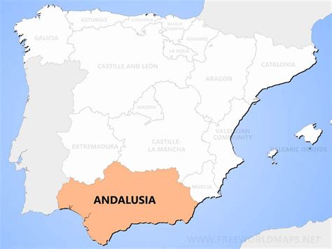 The Political Map Of The World Map Of Spain Andalucia Images