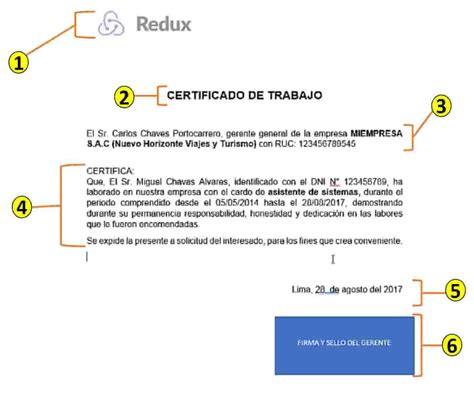 Certificado De Trabajo