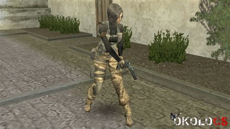 Модель игрока Leet Combat Girl Боевая Девушка для Cs 16