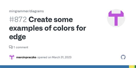Create Some Examples Of Colors For Edge Issue 872 Mingrammer