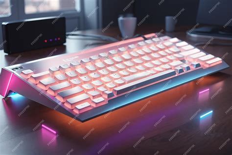 Premium Ai Image The Invisible Keyboard That Appears Only When Needed