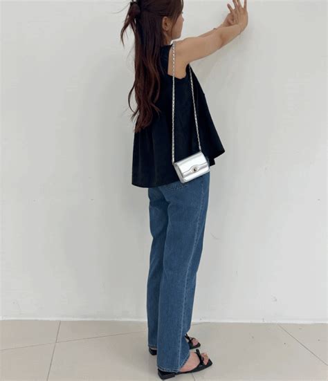 부드러운 텍스처 리오셀 원단 데일리 일자핏 스트레이트 연청데님 진청데님 에이블리