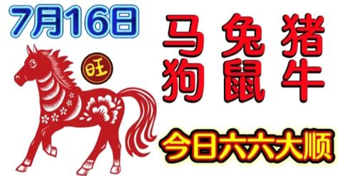 7月16日十二生肖運勢馬、兔、豬大吉