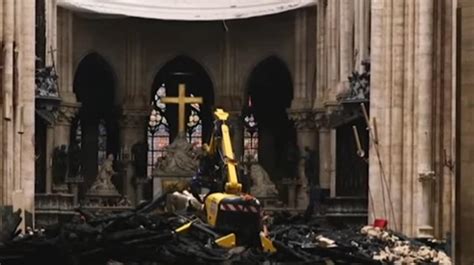 Primeras Imágenes Del Interior De Notre Dame Un Mes Después Del Incendio
