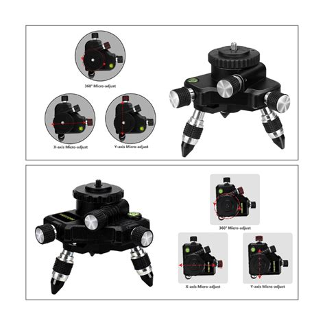 Laser krzyżowy Kezers 4D 16 linii 360° stojak 3m