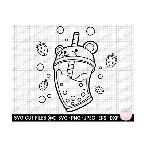 Boba Tea Clipart Boba Tea Svg Boba Tea Png Bubble Tea Clipar Inspire