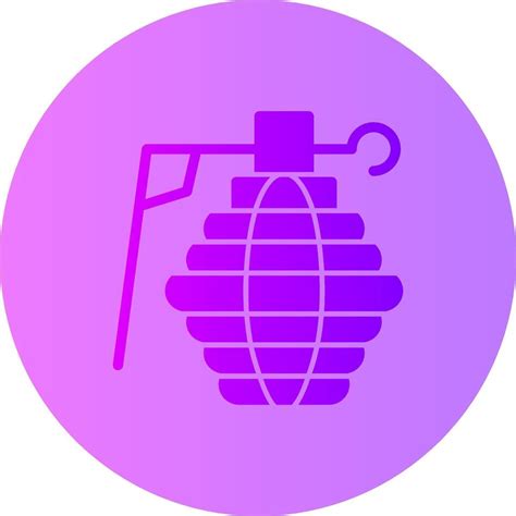 Grenade Gradient Circle Icon 39473641 Vector Art At Vecteezy