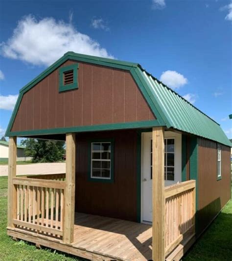 1224 Lofted Cabin Premier Portable Buildings Of Quincy