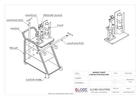 Manual Tablet Compaction Machine At Best Price In Ahmedabad By Globe