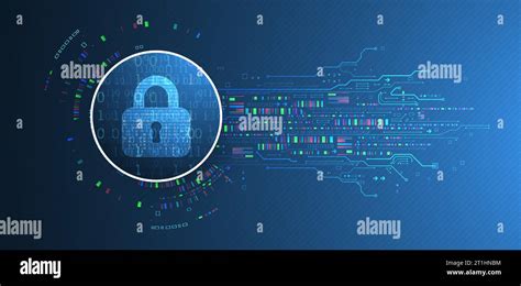 Protection Background Technology Security Encode And Decrypt Stock