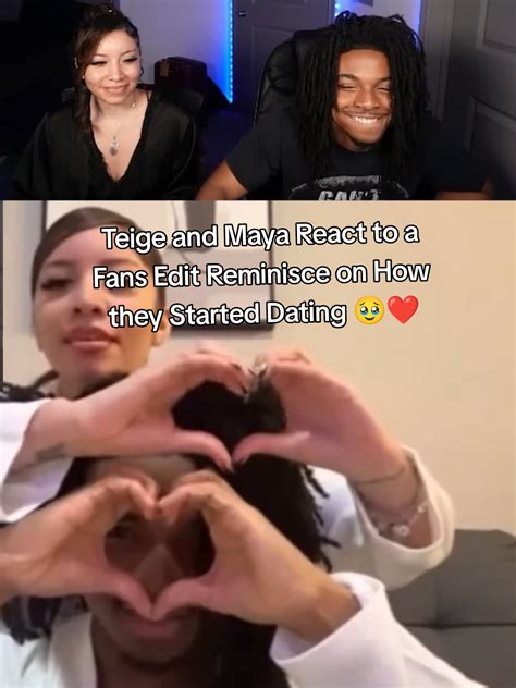 Teige And Maya Reflect On Their Relationship Journey Tiktok