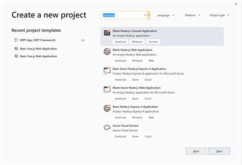 Javascript용 Visual Studio Ide 개요 Microsoft Learn
