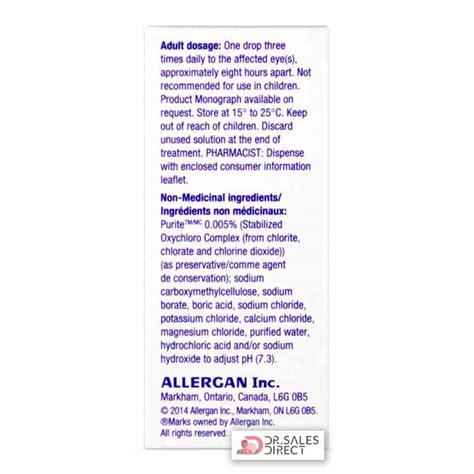Alphagan P Eye Drops 5ml Dr Sales Direct