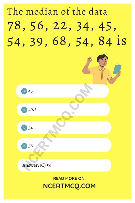 MCQ Questions For Class Maths Chapter Statistics With Answers NCERT MCQ