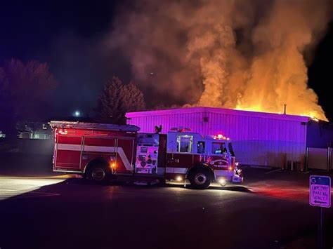 Glenwood Springs Fire Department Puts Out Fire On Soccer Field Road