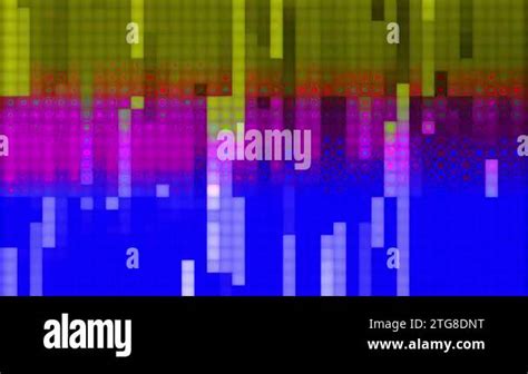 Floating Lines Pixelated 8 Bit 80s Vintage Digital Geometrical Trendy