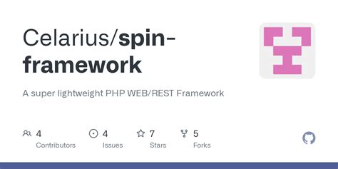 Github Celarius Spin Framework A Super Lightweight Php Web Rest Framework