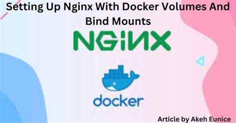 Eunice Akeh On Linkedin Setting Up Nginx With Docker Volumesand Bind