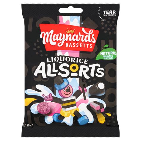 Maynards Bassetts Liquorice Allsorts Bag 165 G Storefront En