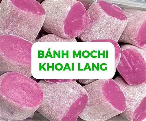 Bánh Mochi Khoai Lang Tím