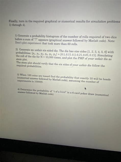 solved finally turn in the required graphical or numerical