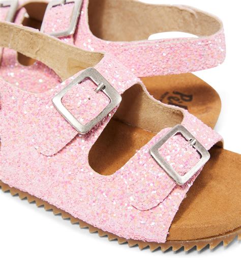 Galassia Glitter Sandals In Pink Pe Pe Mytheresa