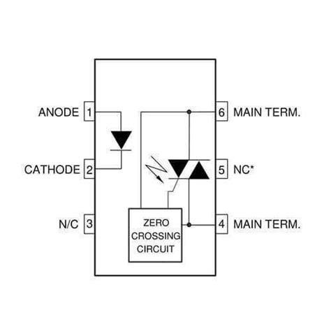 Moc3083 Zero Cross Triac Optoisolator Makers Electronics