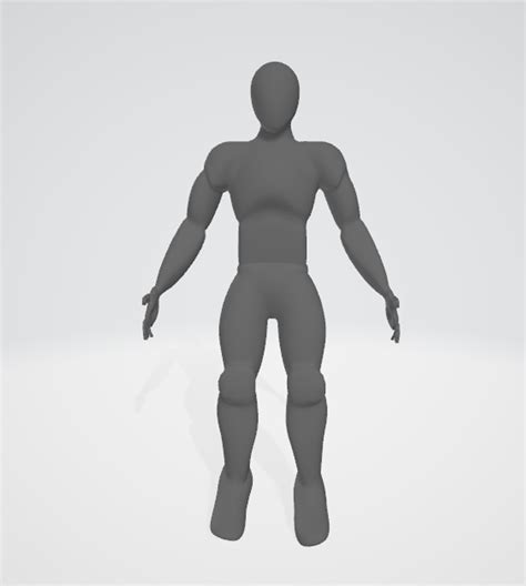 3d Base Male Mesh Model Turbosquid 1608913