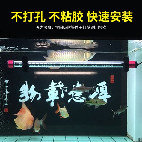 鱼缸led潜水灯固定强力吸盘NEC灯吸盘t8鱼缸潜水灯加热棒双卡子吸 虎窝淘
