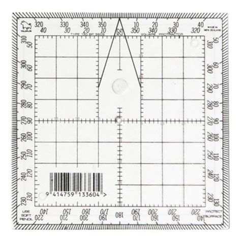Douglas Square Protractor 130mm Sailors Supplies