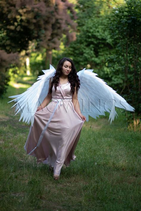 White Wings Giant Wings For Dance Moveable Angel Wings Photoshoot Wings Angel Wings Cosplay