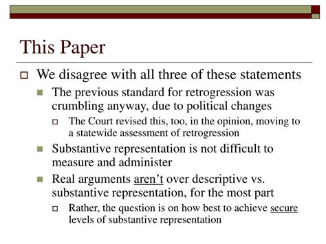 Ppt The Evolution Of Substantive And Descriptive Representation 1974