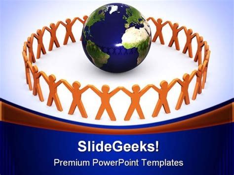 People Around Globe Success Powerpoint Templates And Powerpoint